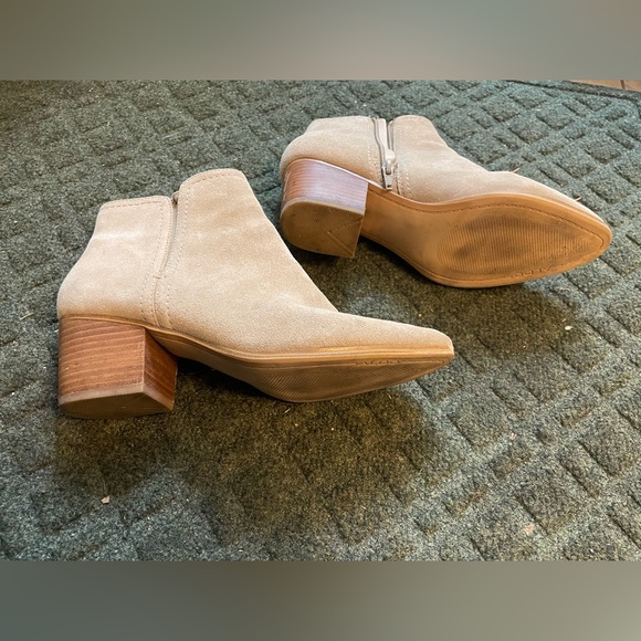Aldo | Shoes | Aldo Beige Suede Ankle Booties | Poshmark
